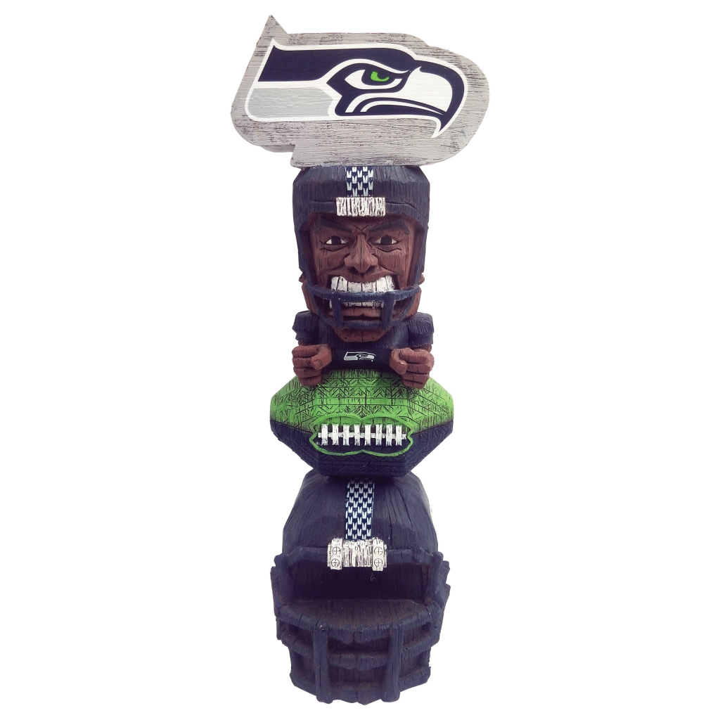 Seattle Seahawks Stackable Tiki Figurine | Crawford's Gift Shop