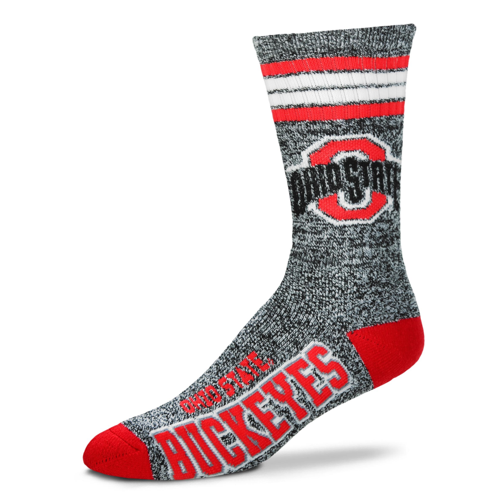 Ohio State Buckeyes Got Marbled Socks LG | Crawford's Gift Shop