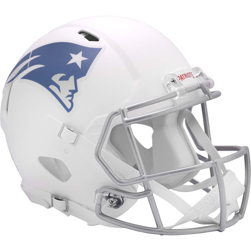 New England Patriots Helmet Riddell Authentic Full Size Speed Style ...