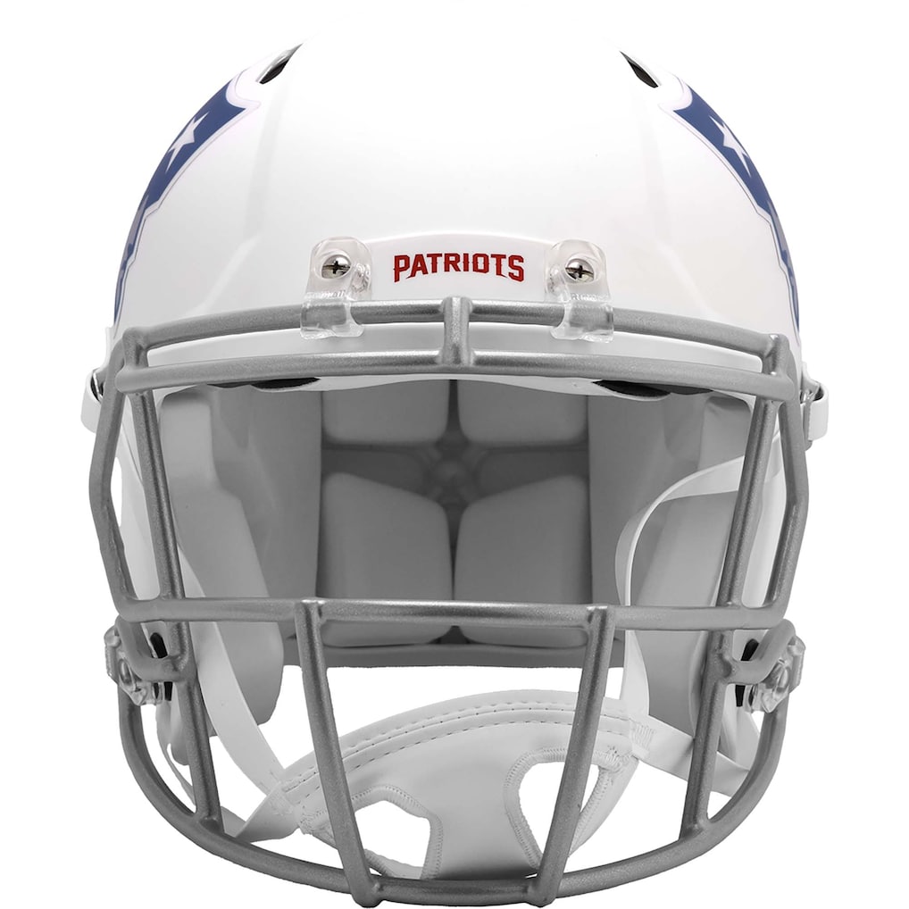 New England Patriots Helmet Riddell Authentic Full Size Speed Style ...