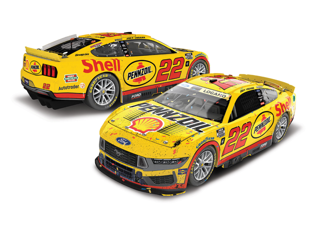 Joey Logano #22 Ford 2024 Shell-Pennzoil 11/10 Phoenix Race Win 1:64 ...