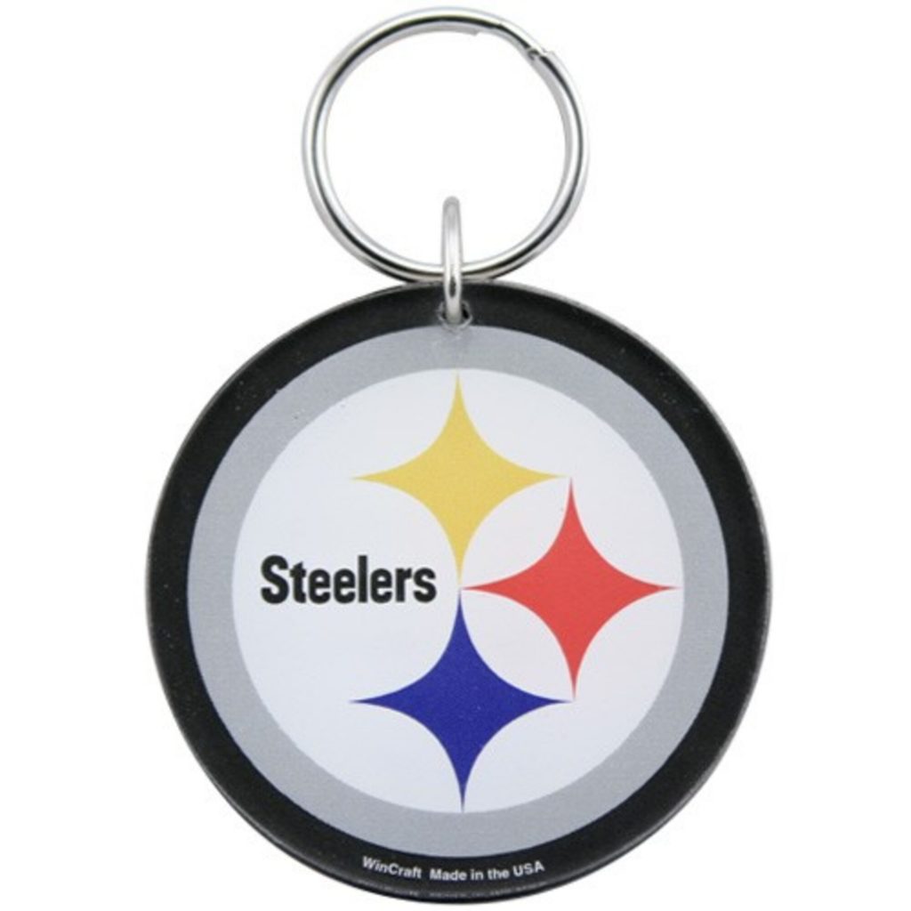 Pittsburgh Steelers High Definition Logo Keychain | Crawford's Gift Shop